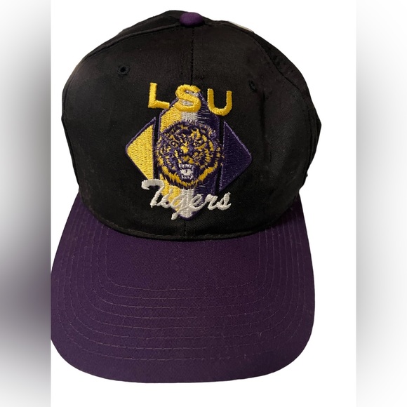 Accessories | Vintage Lsu Tigers Snapback Hat | Poshmark
